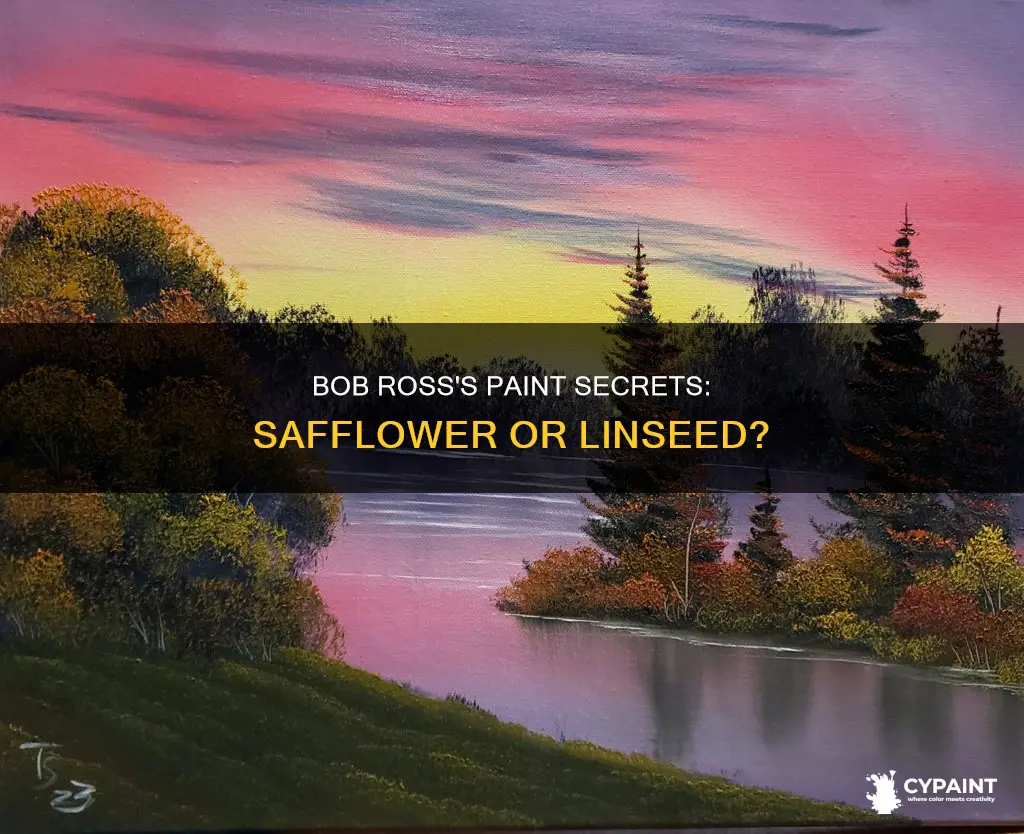 Bob Ross's Paint Secrets: Safflower Or Linseed? | CyPaint