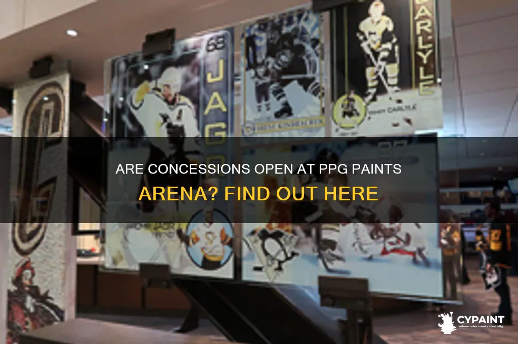 Are Concessions Open At Ppg Paints Arena? Find Out Here | CyPaint
