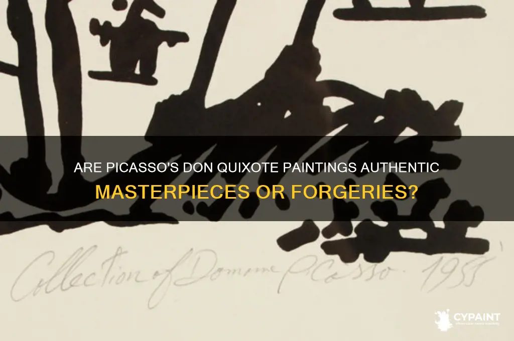 Are Picasso's Don Quixote Paintings Authentic Masterpieces Or Forgeries ...