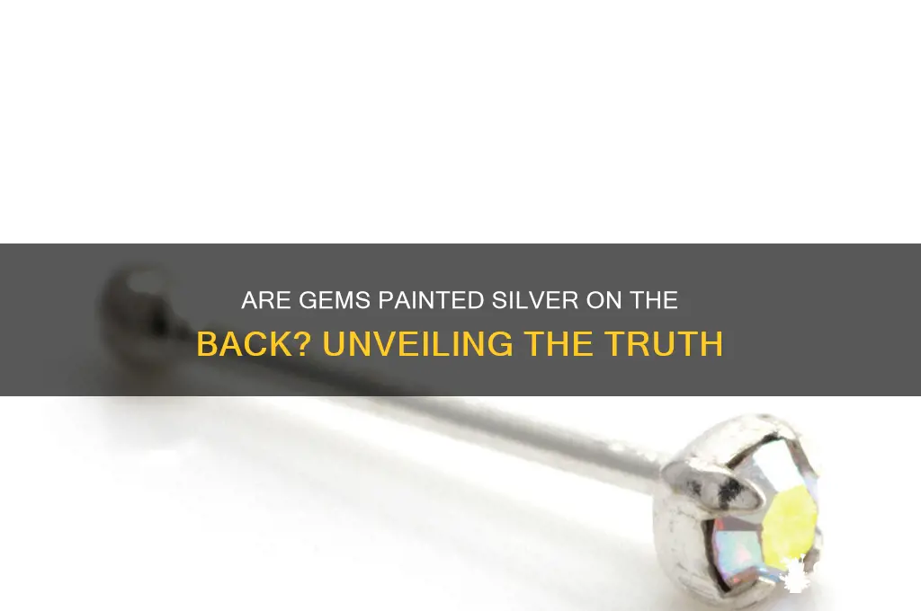 Are Gems Painted Silver On The Back? Unveiling The Truth | CyPaint