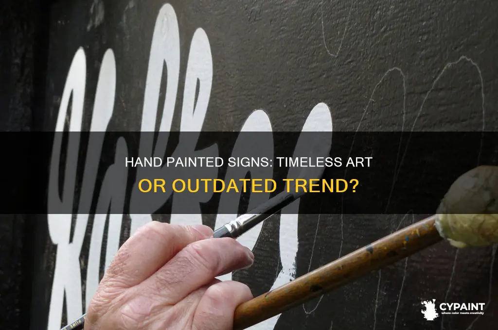 Hand Painted Signs: Timeless Art Or Outdated Trend? | CyPaint