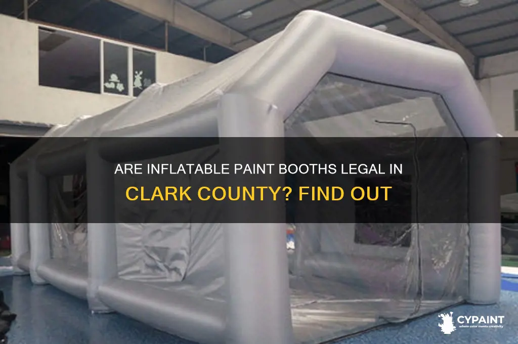Are Inflatable Paint Booths Legal In Clark County? Find Out | CyPaint