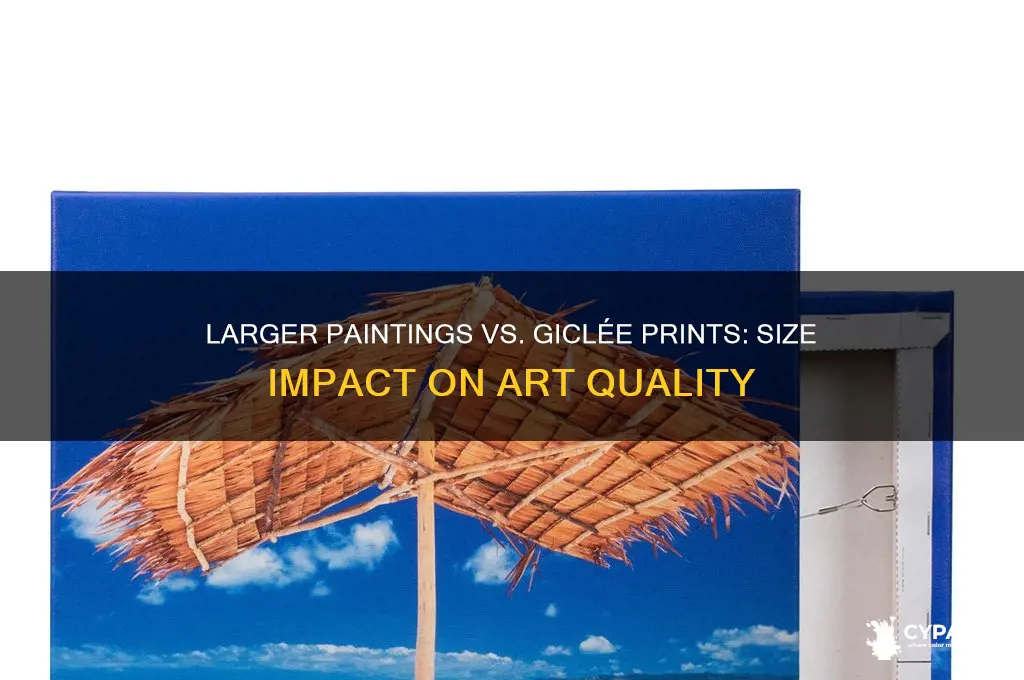Larger Paintings Vs. Giclée Prints: Size Impact On Art Quality | CyPaint