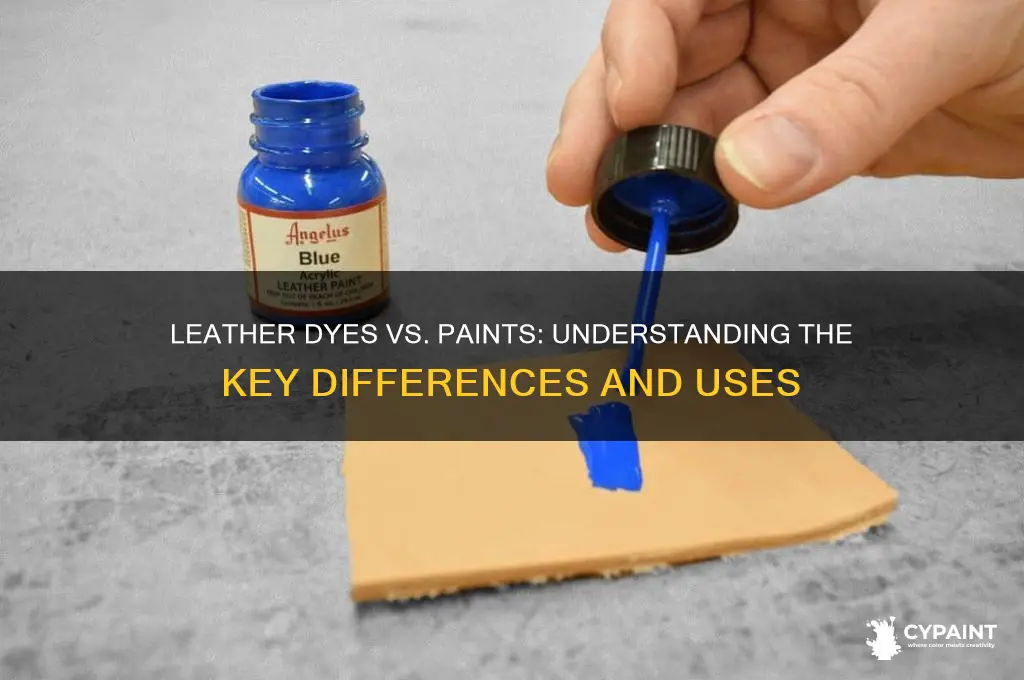 Leather Dyes Vs. Paints: Understanding The Key Differences And Uses ...