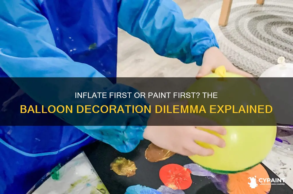 Inflate First Or Paint First? The Balloon Decoration Dilemma Explained ...