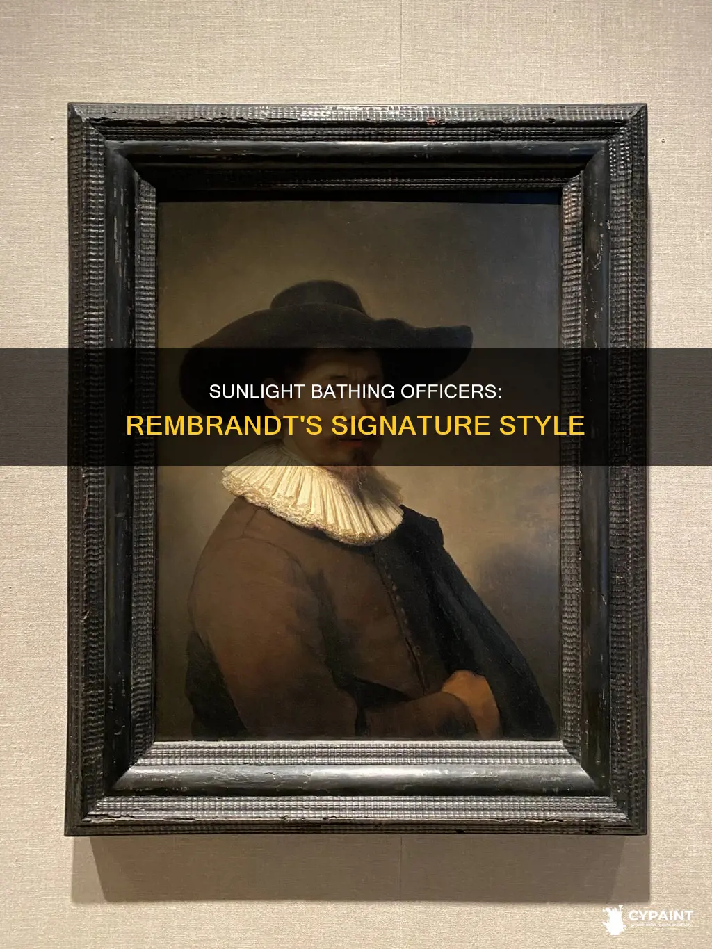 Sunlight Bathing Officers: Rembrandt's Signature Style | CyPaint