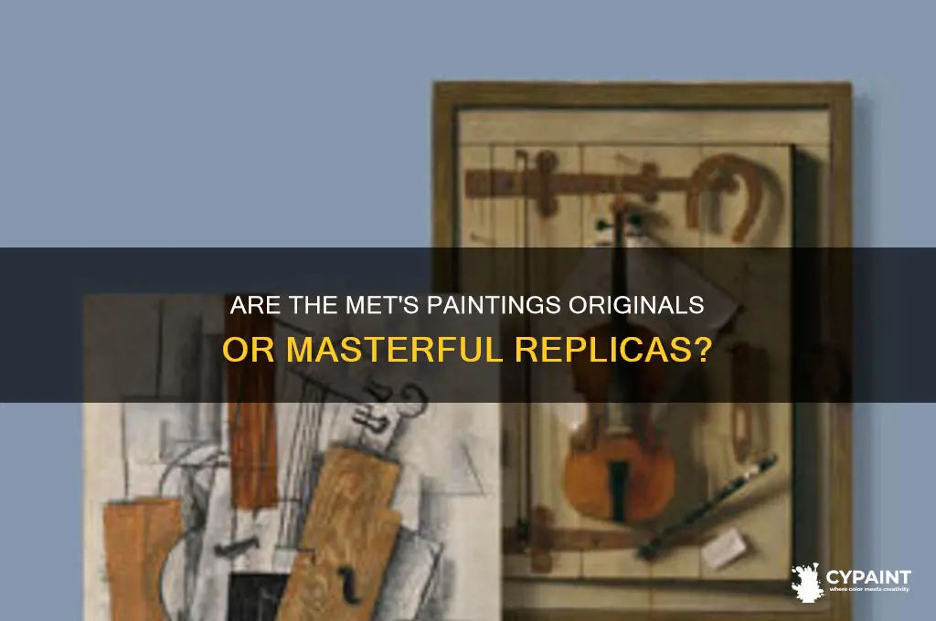 Are The Met's Paintings Originals Or Masterful Replicas? | CyPaint