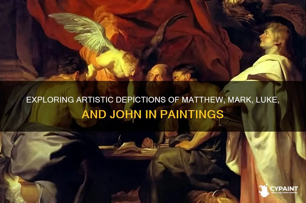 Exploring Artistic Depictions Of Matthew, Mark, Luke, And John In ...
