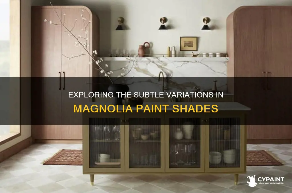 Exploring The Subtle Variations In Magnolia Paint Shades | CyPaint