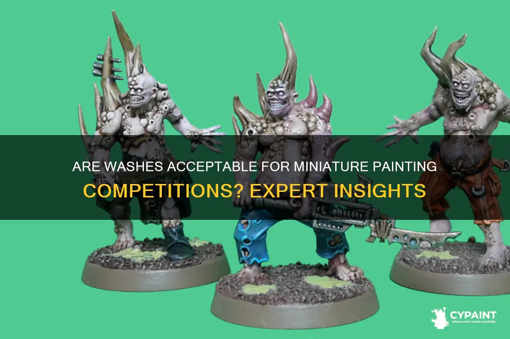Are Washes Acceptable For Miniature Painting Competitions? Expert ...