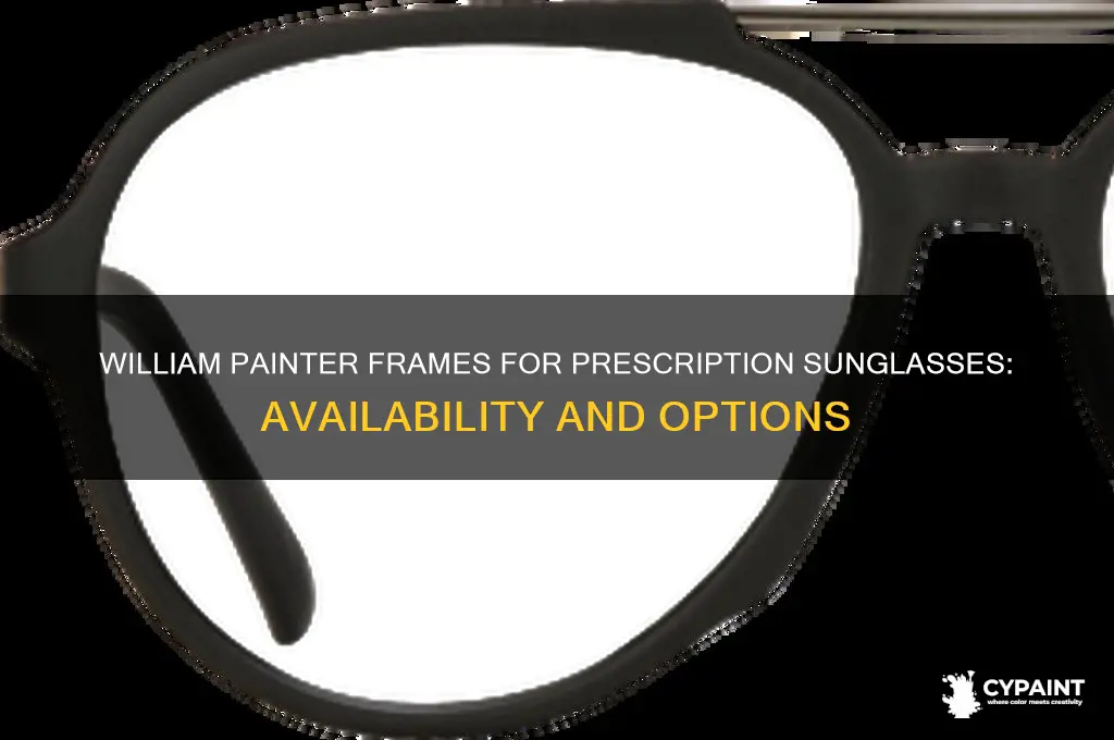 William Painter Frames For Prescription Sunglasses: Availability And ...