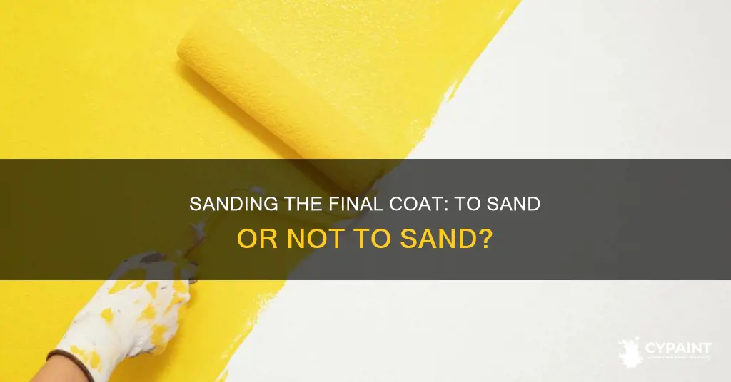 Sanding The Final Coat: To Sand Or Not To Sand? | CyPaint