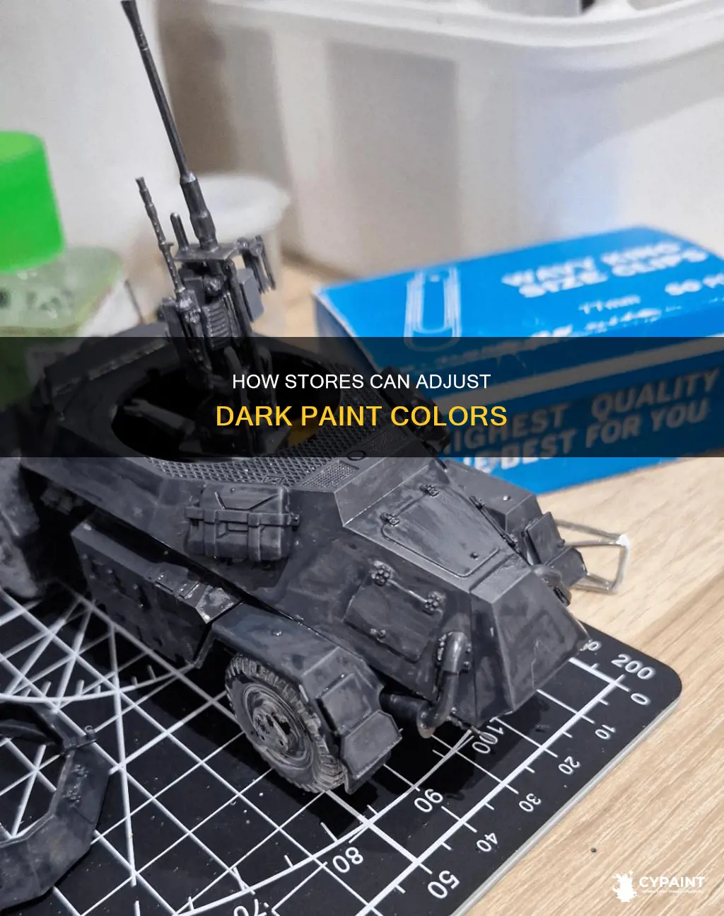 How Stores Can Adjust Dark Paint Colors | CyPaint