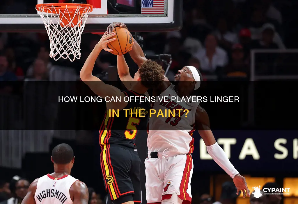 How Long Can Offensive Players Linger In The Paint? | CyPaint