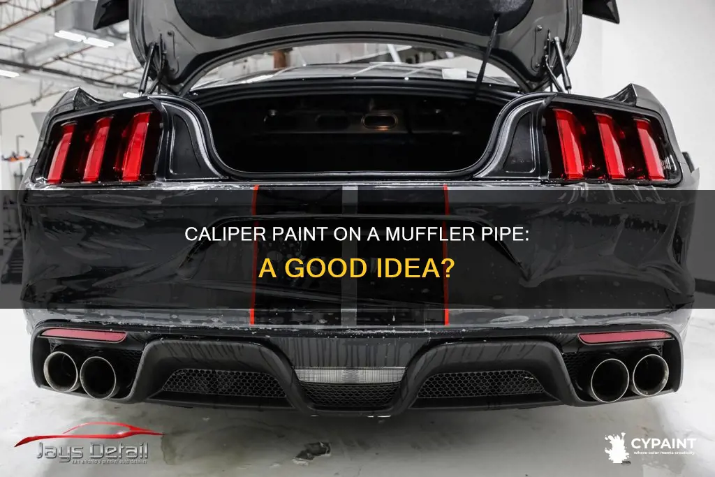 Caliper Paint On A Muffler Pipe: A Good Idea? | CyPaint