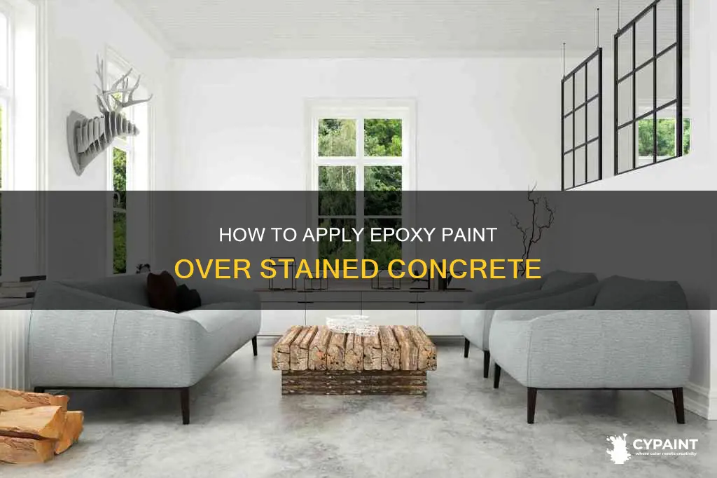 How To Apply Epoxy Paint Over Stained Concrete | CyPaint