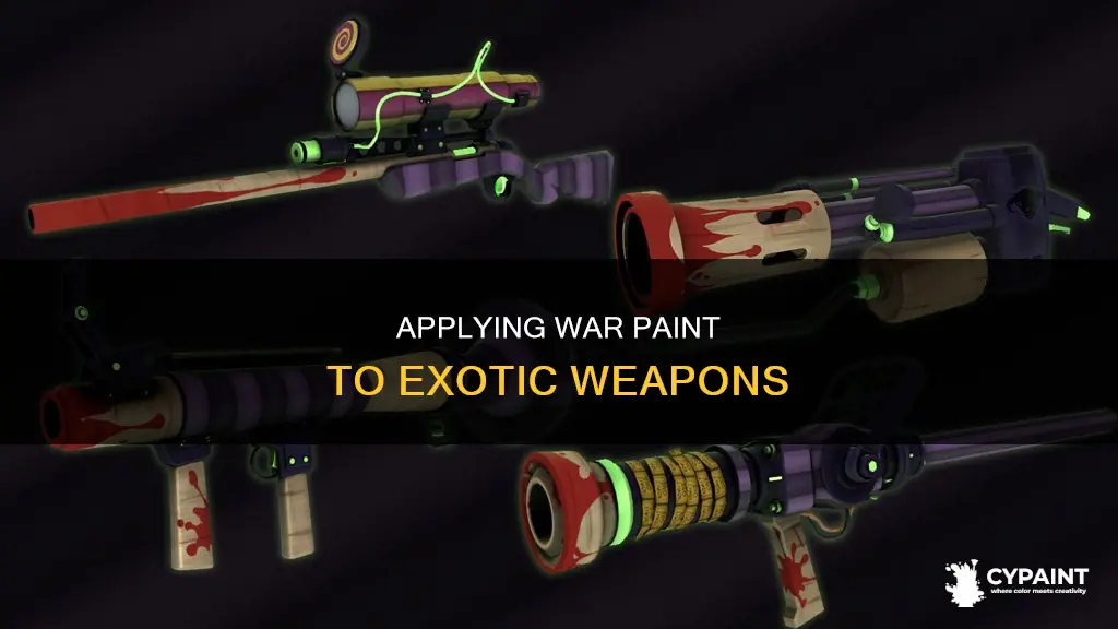 Applying War Paint To Exotic Weapons | CyPaint