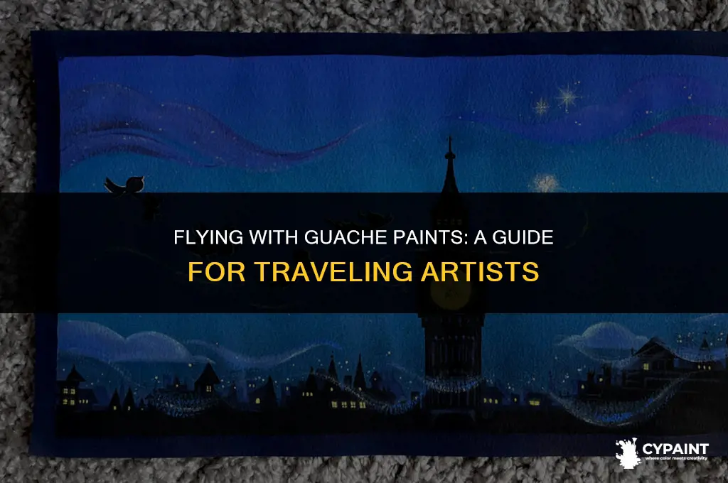 Flying With Guache Paints: A Guide For Traveling Artists | CyPaint
