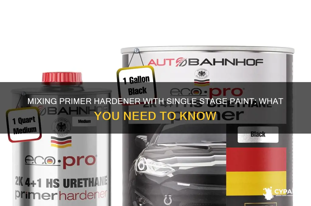 Mixing Primer Hardener With Single Stage Paint: What You Need To Know ...
