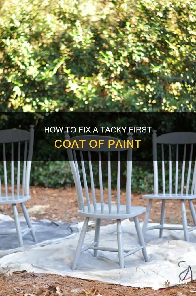 How To Fix A Tacky First Coat Of Paint | CyPaint