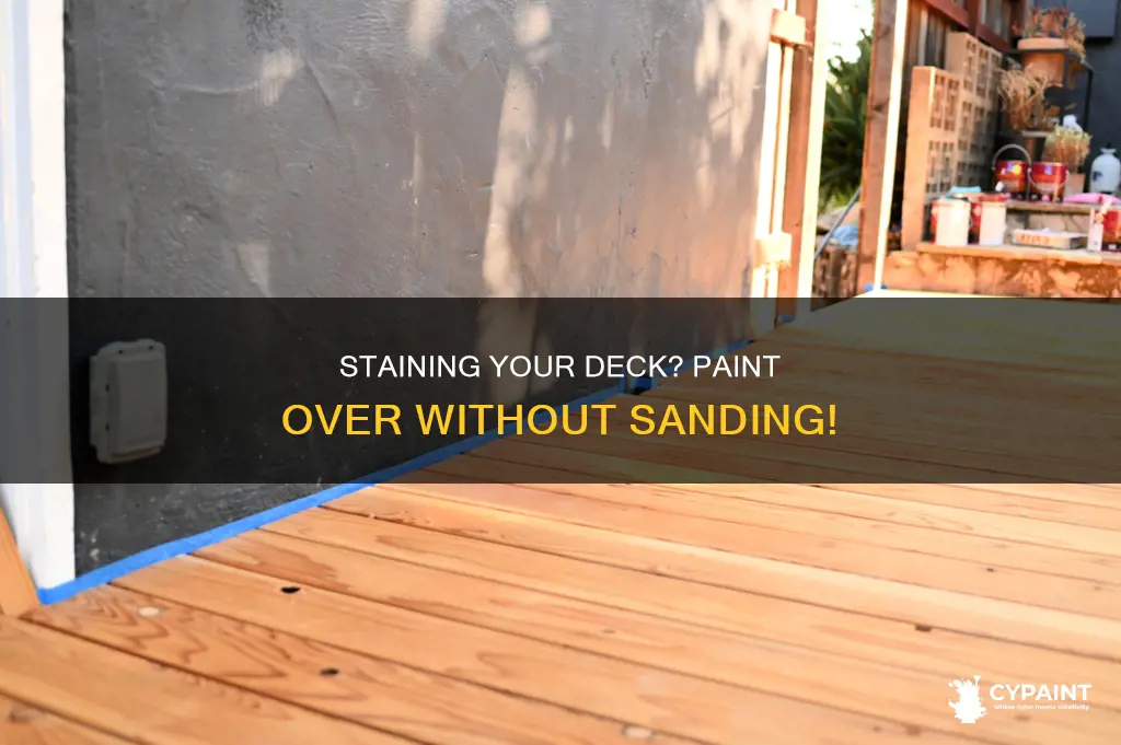 Staining Your Deck? Paint Over Without Sanding! | CyPaint
