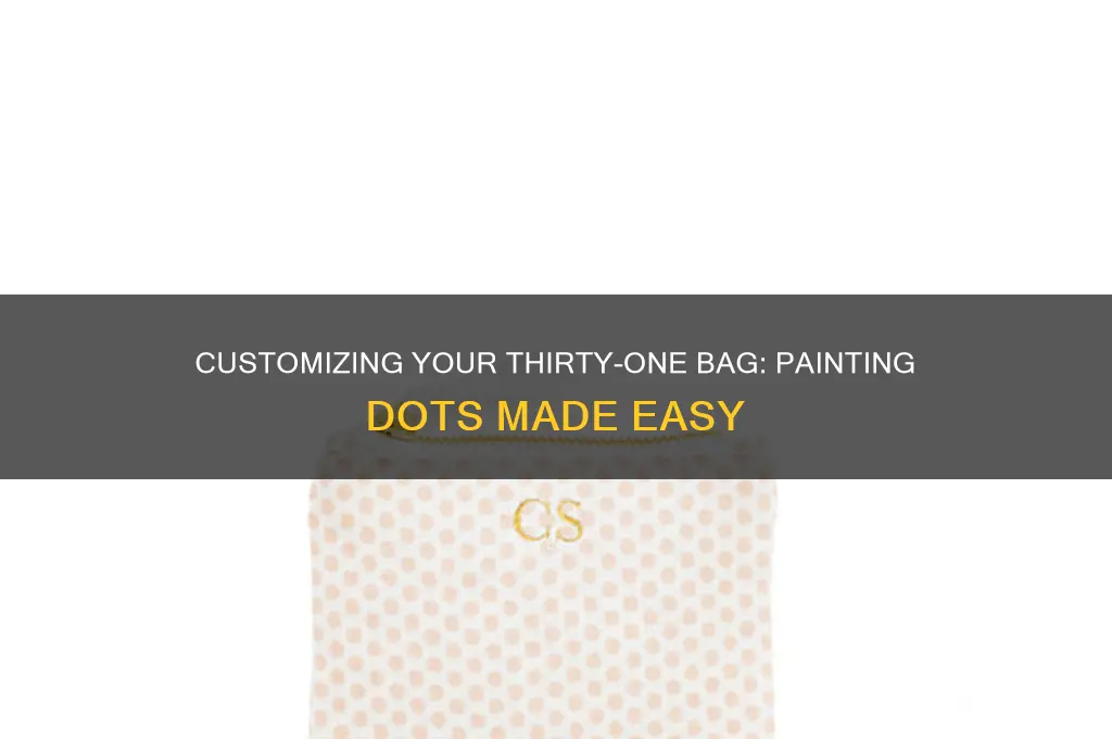 Customizing Your Thirty-One Bag: Painting Dots Made Easy | CyPaint