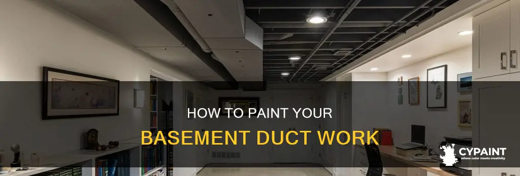How To Paint Your Basement Duct Work | CyPaint