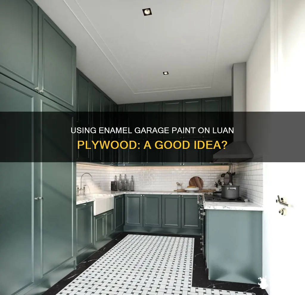 Using Enamel Garage Paint On Luan Plywood: A Good Idea? | CyPaint