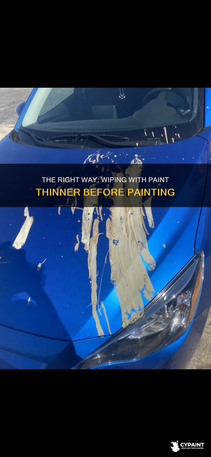 The Right Way: Wiping With Paint Thinner Before Painting | CyPaint