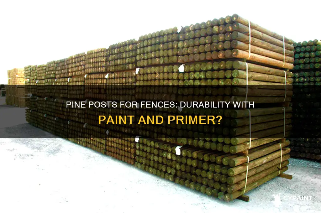 Pine Posts For Fences: Durability With Paint And Primer? | CyPaint