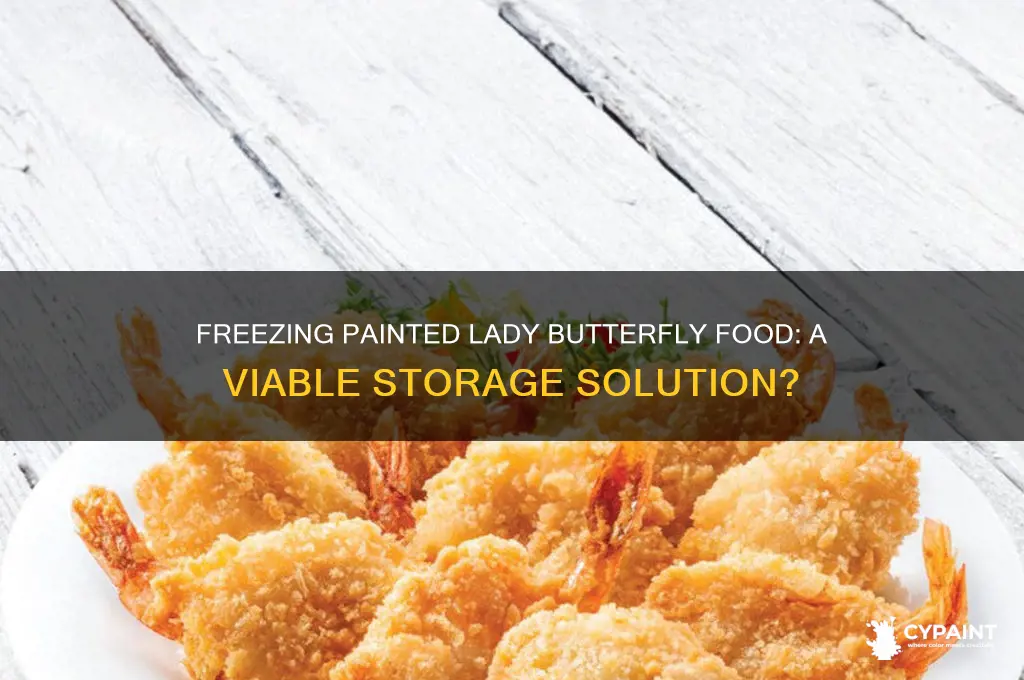 Freezing Painted Lady Butterfly Food: A Viable Storage Solution? | CyPaint