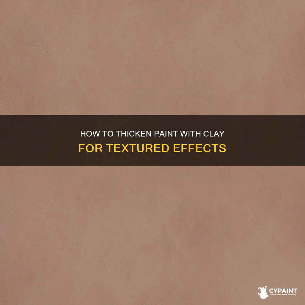 How To Thicken Paint With Clay For Textured Effects | CyPaint