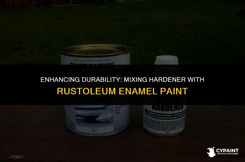 Enhancing Durability: Mixing Hardener With Rustoleum Enamel Paint | CyPaint
