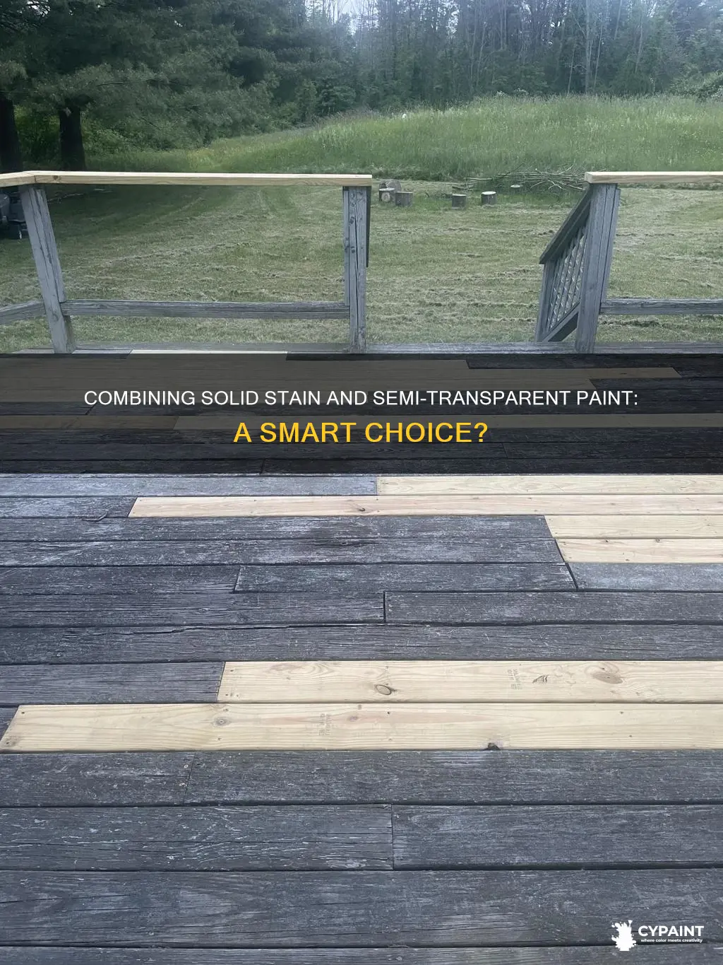 Combining Solid Stain And Semi-Transparent Paint: A Smart Choice? | CyPaint