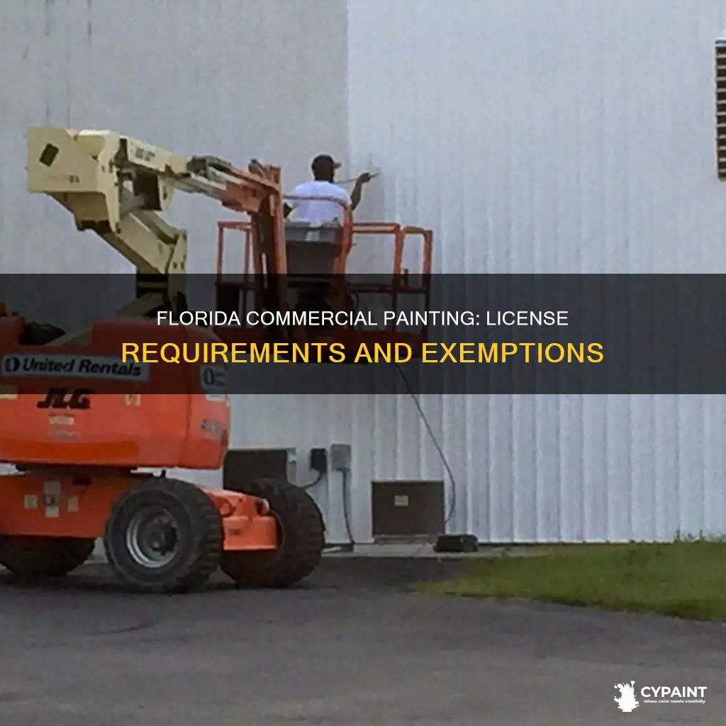 Florida Commercial Painting: License Requirements And Exemptions | CyPaint
