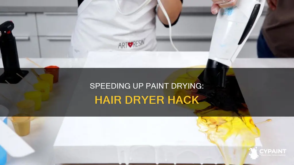 Speeding Up Paint Drying: Hair Dryer Hack | CyPaint