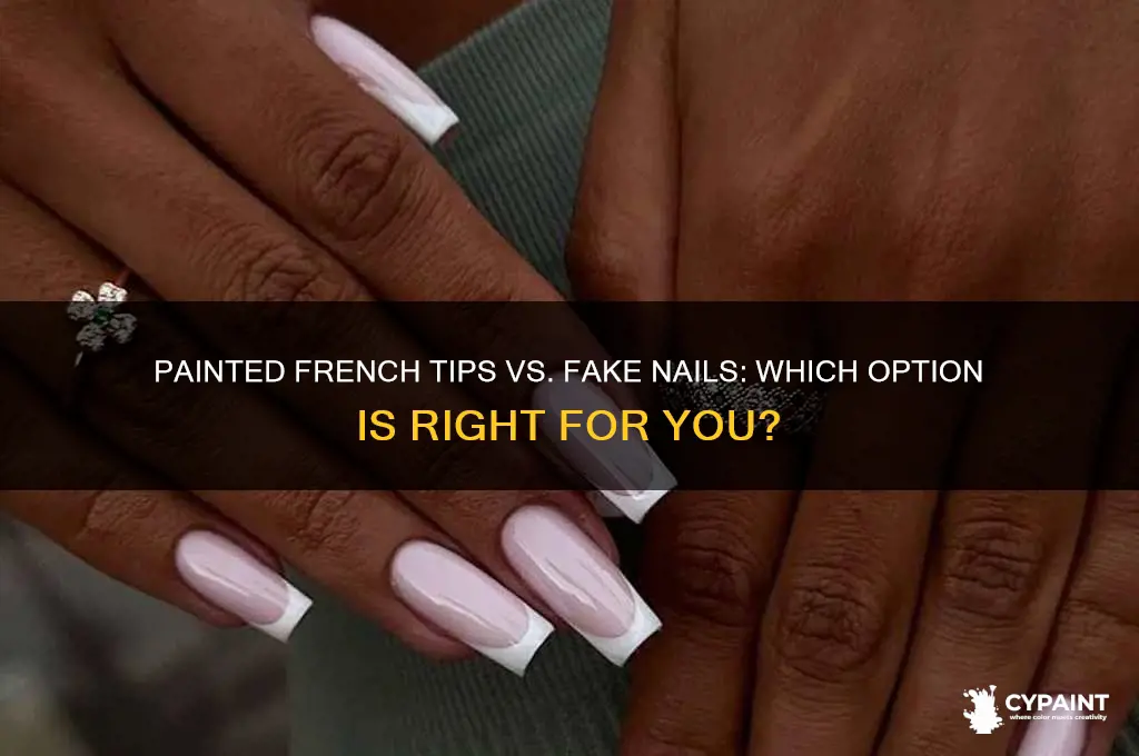 Painted French Tips Vs. Fake Nails: Which Option Is Right For You ...