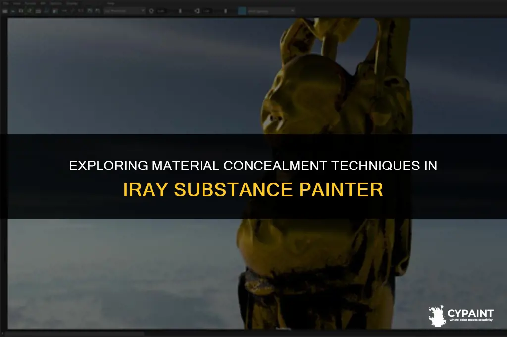 Exploring Material Concealment Techniques In Iray Substance Painter ...