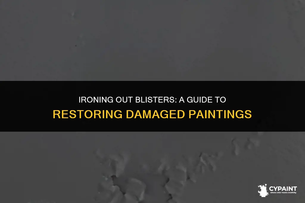 Ironing Out Blisters: A Guide To Restoring Damaged Paintings | CyPaint