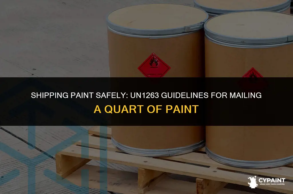 Shipping Paint Safely: Un1263 Guidelines For Mailing A Quart Of Paint ...