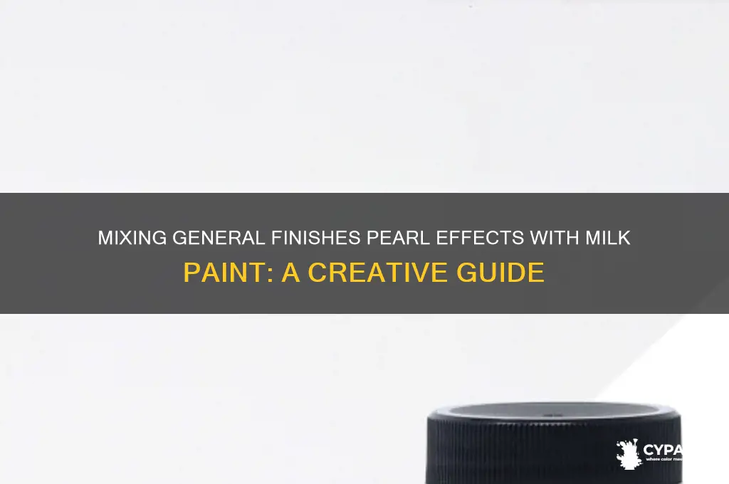 Mixing General Finishes Pearl Effects With Milk Paint: A Creative Guide ...