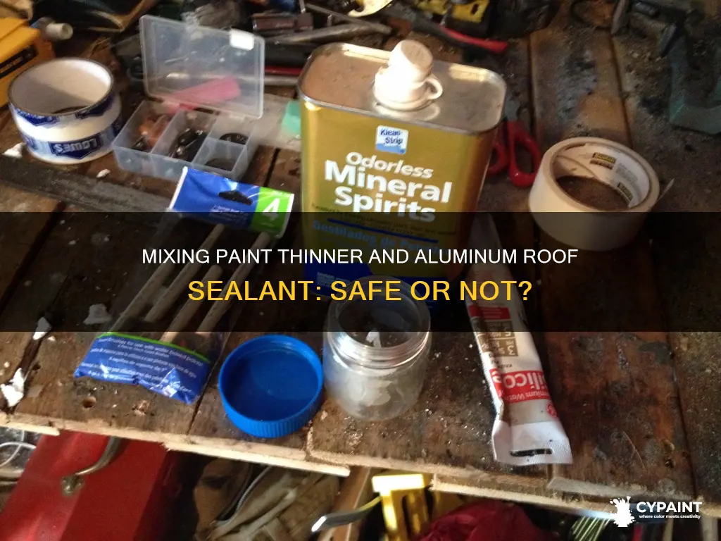 Mixing Paint Thinner And Aluminum Roof Sealant: Safe Or Not? | CyPaint