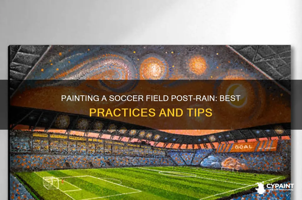 Painting A Soccer Field Post-Rain: Best Practices And Tips | CyPaint