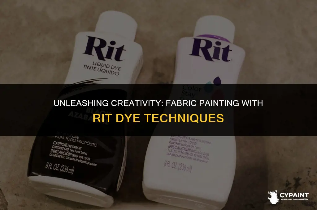 Unleashing Creativity: Fabric Painting With Rit Dye Techniques | CyPaint