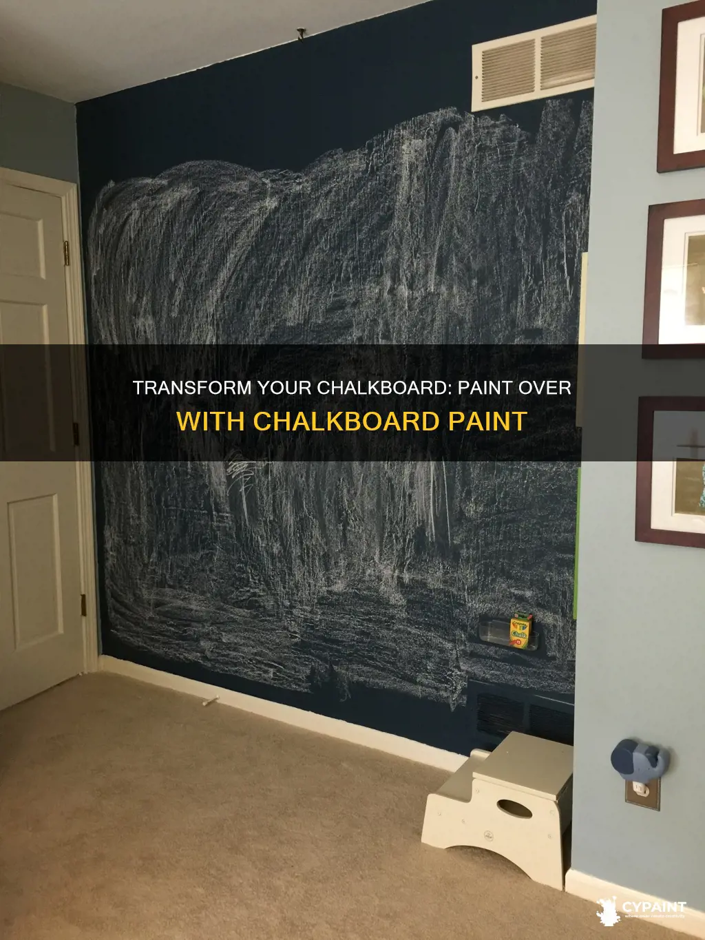 Transform Your Chalkboard: Paint Over With Chalkboard Paint | CyPaint