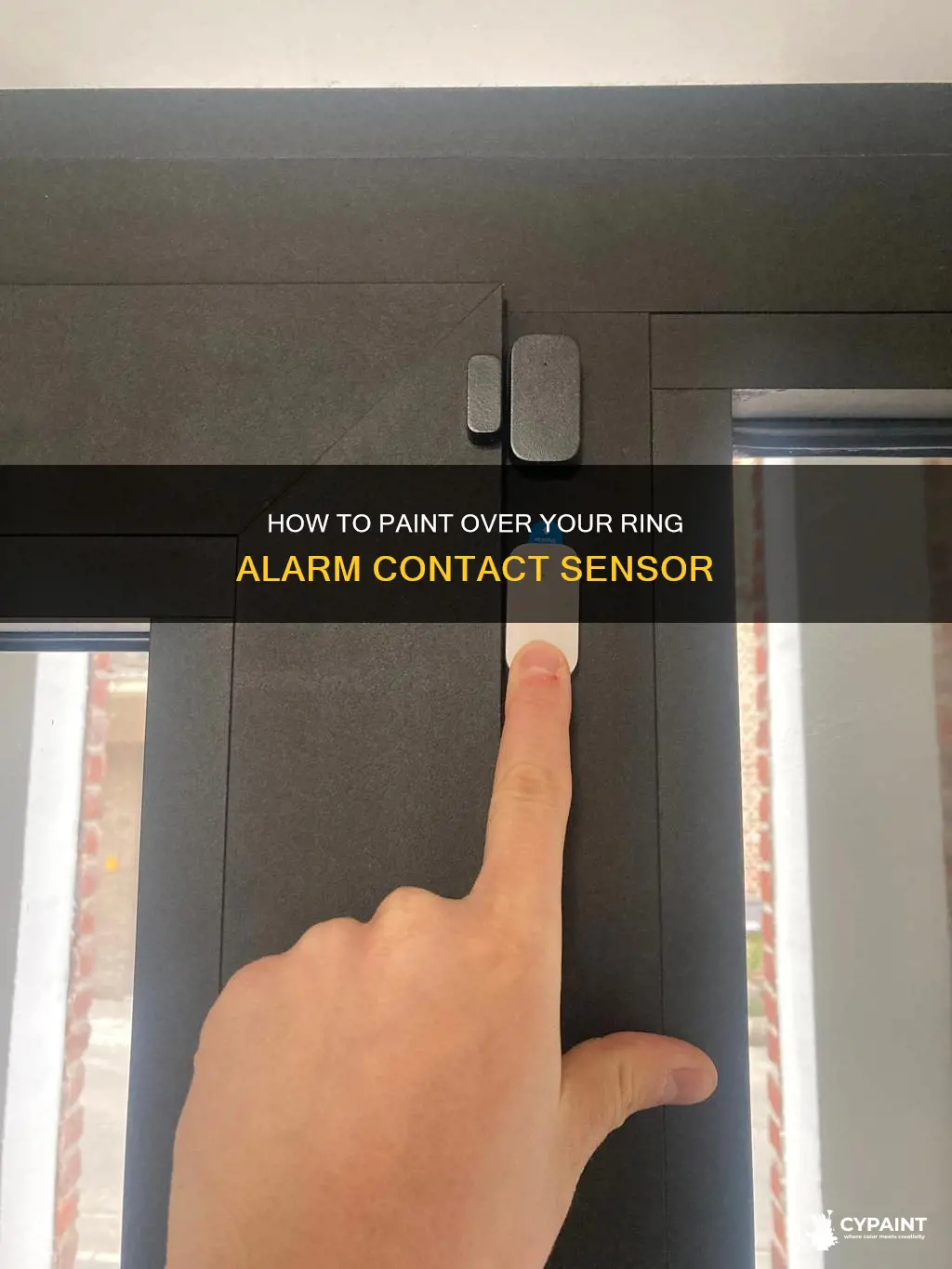 How To Paint Over Your Ring Alarm Contact Sensor | CyPaint