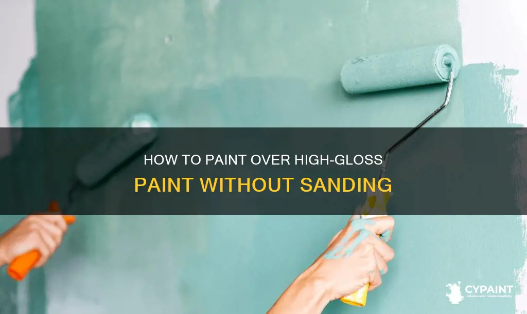 How To Paint Over High-Gloss Paint Without Sanding | CyPaint