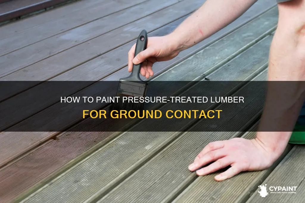 How To Paint Pressure-Treated Lumber For Ground Contact | CyPaint