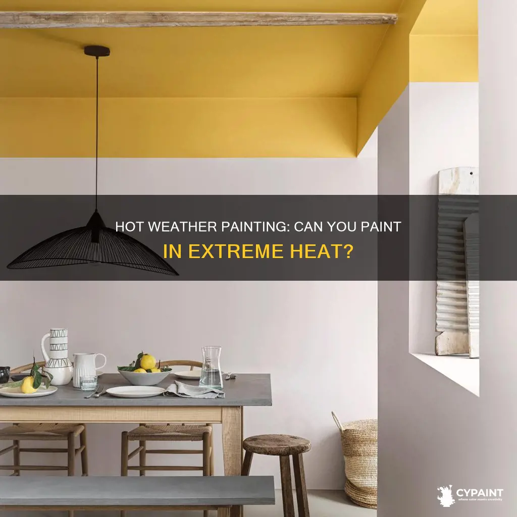Hot Weather Painting: Can You Paint In Extreme Heat? | CyPaint