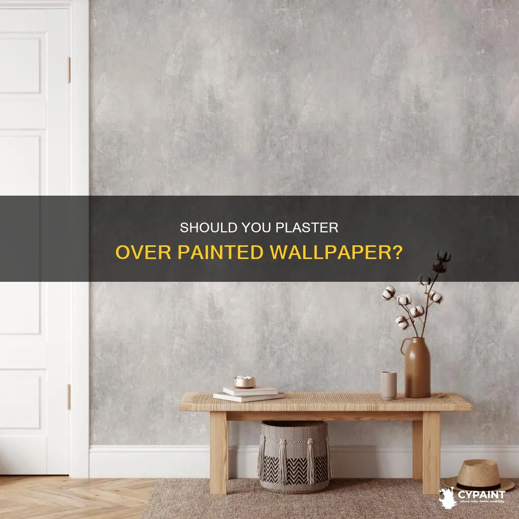 Should You Plaster Over Painted Wallpaper? | CyPaint